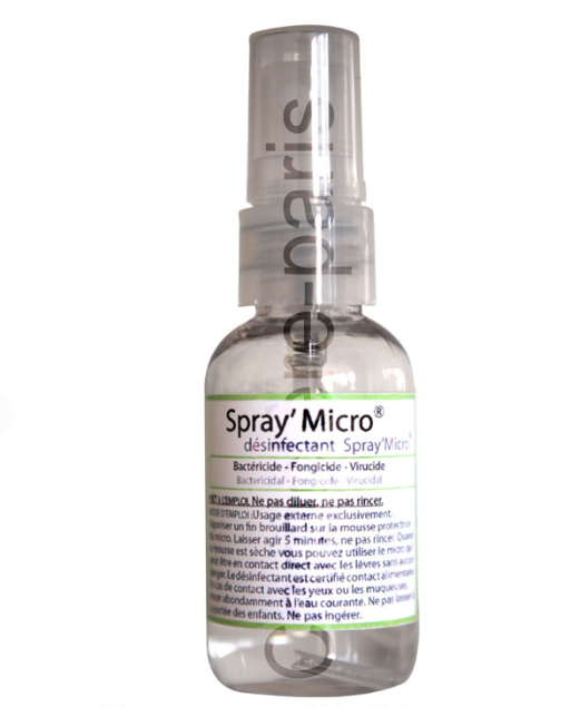 Spray désinfectant pour micro 45 ml - lot de 6 pièces